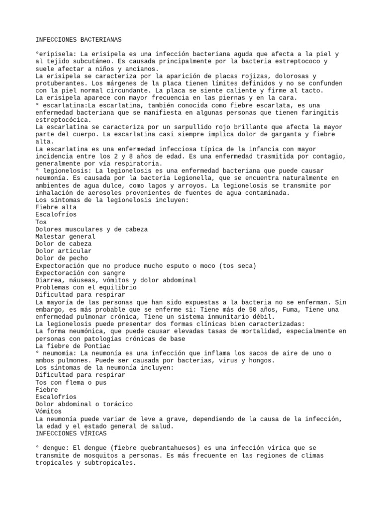 Infecciones Bact | PDF