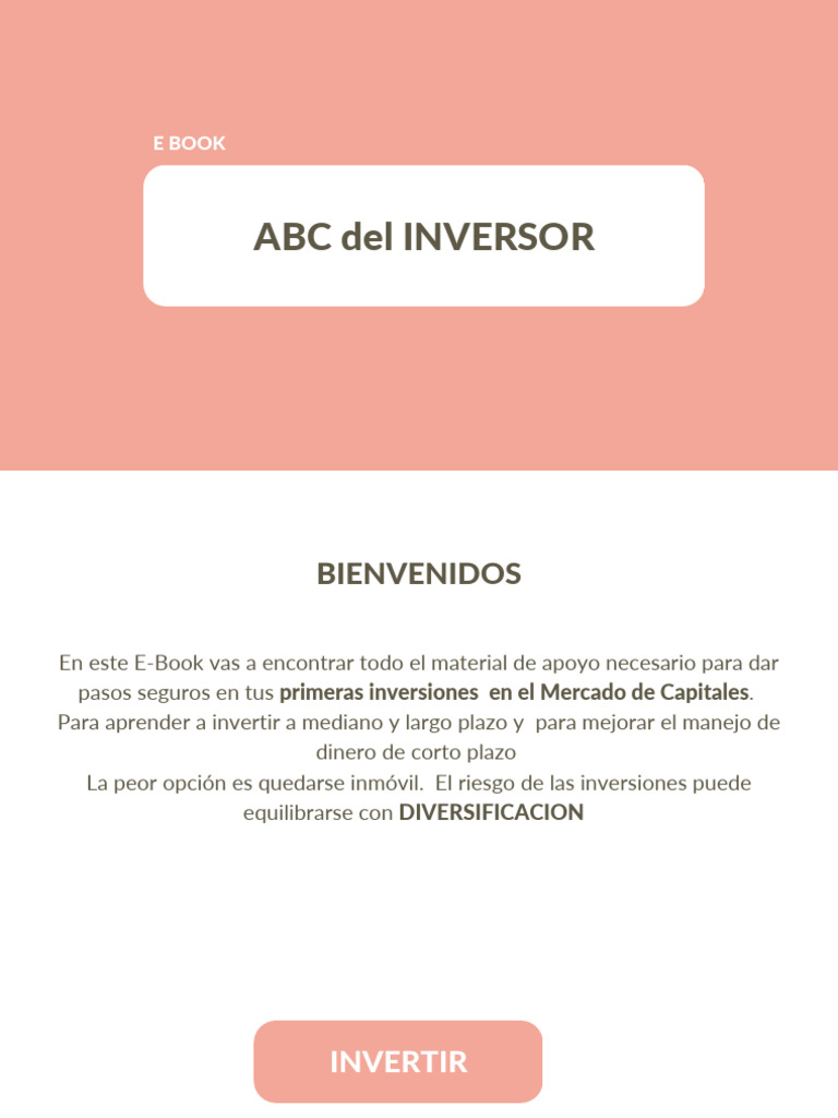Fernandez, Mónica - El ABC Del Inversor | PDF
