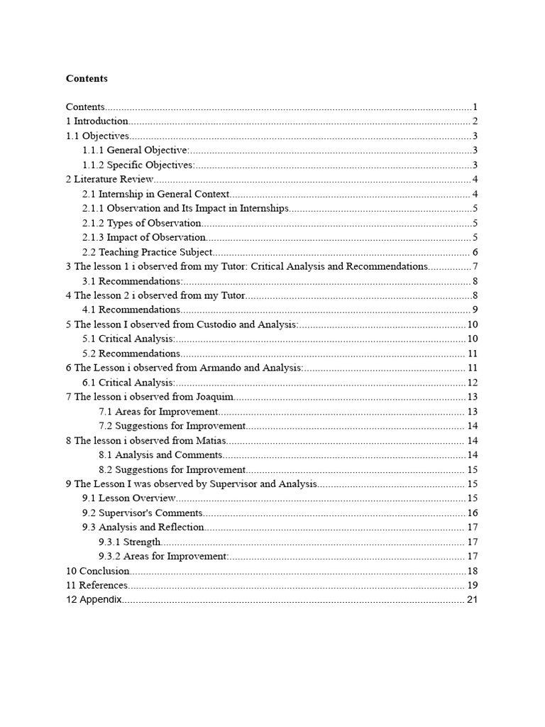 Portfolio, Teaching Practice | PDF