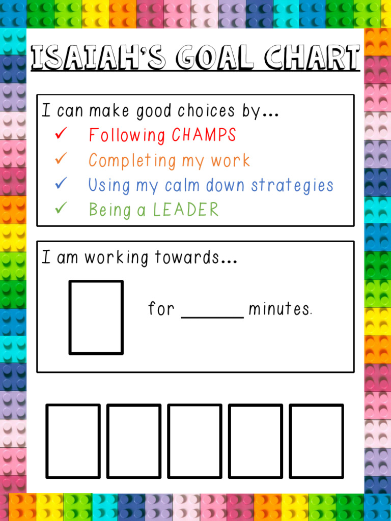 Goal Chart | PDF