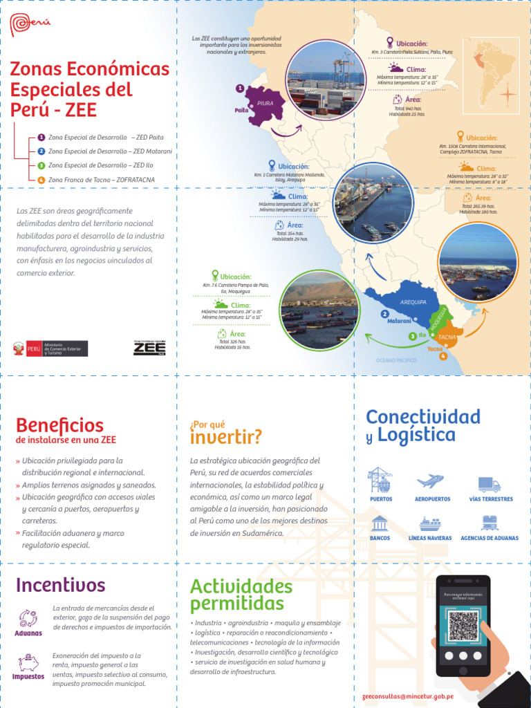 Zonas Económicas Especiales Del Perú - ZEE | PDF