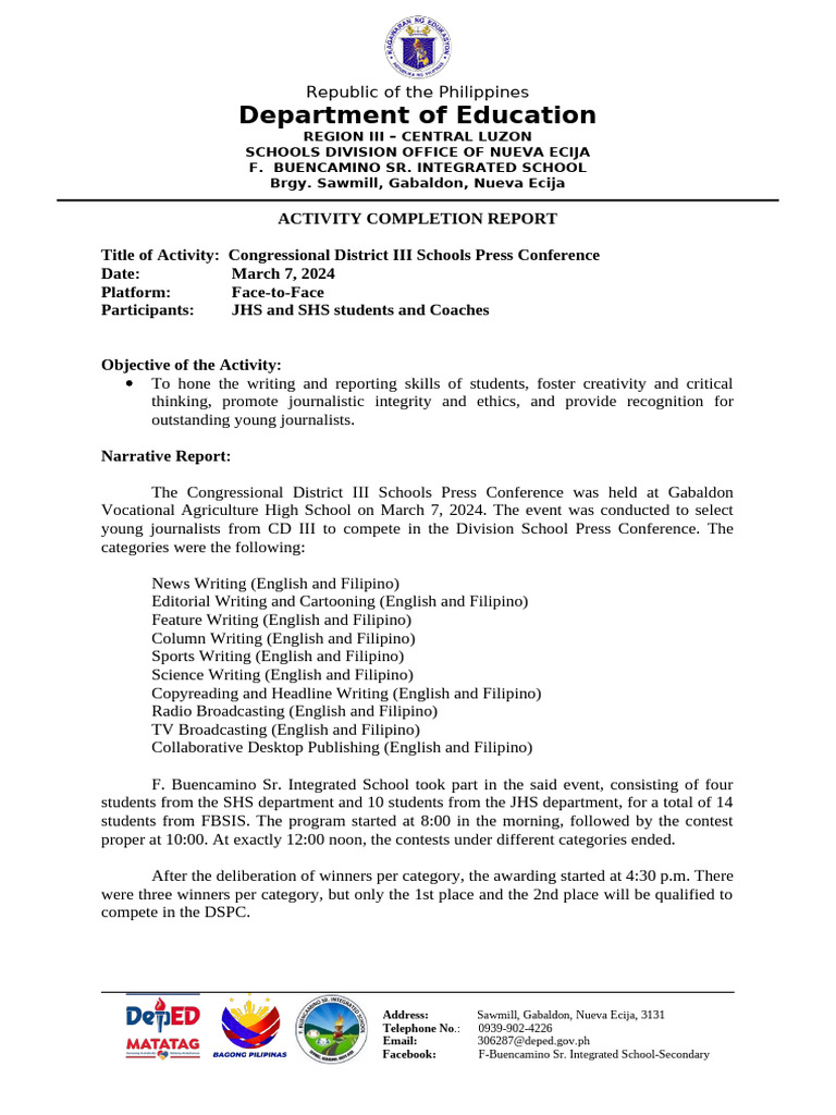 Acr Press-Conference | PDF