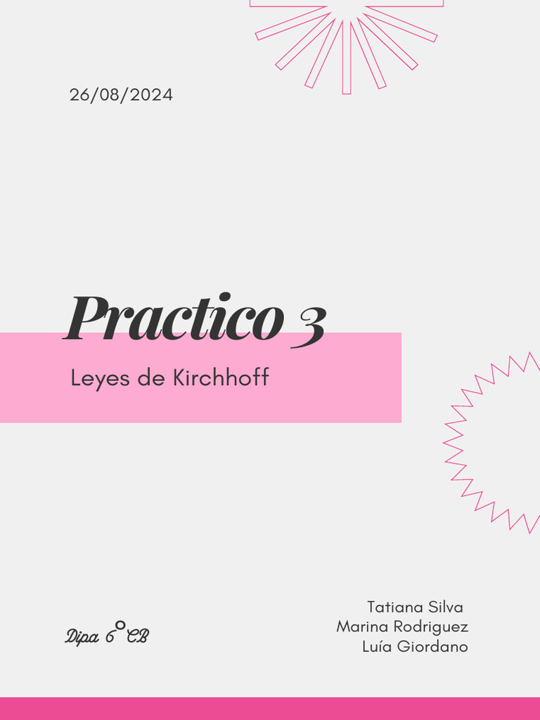 Practico 3 de Fisica | PDF