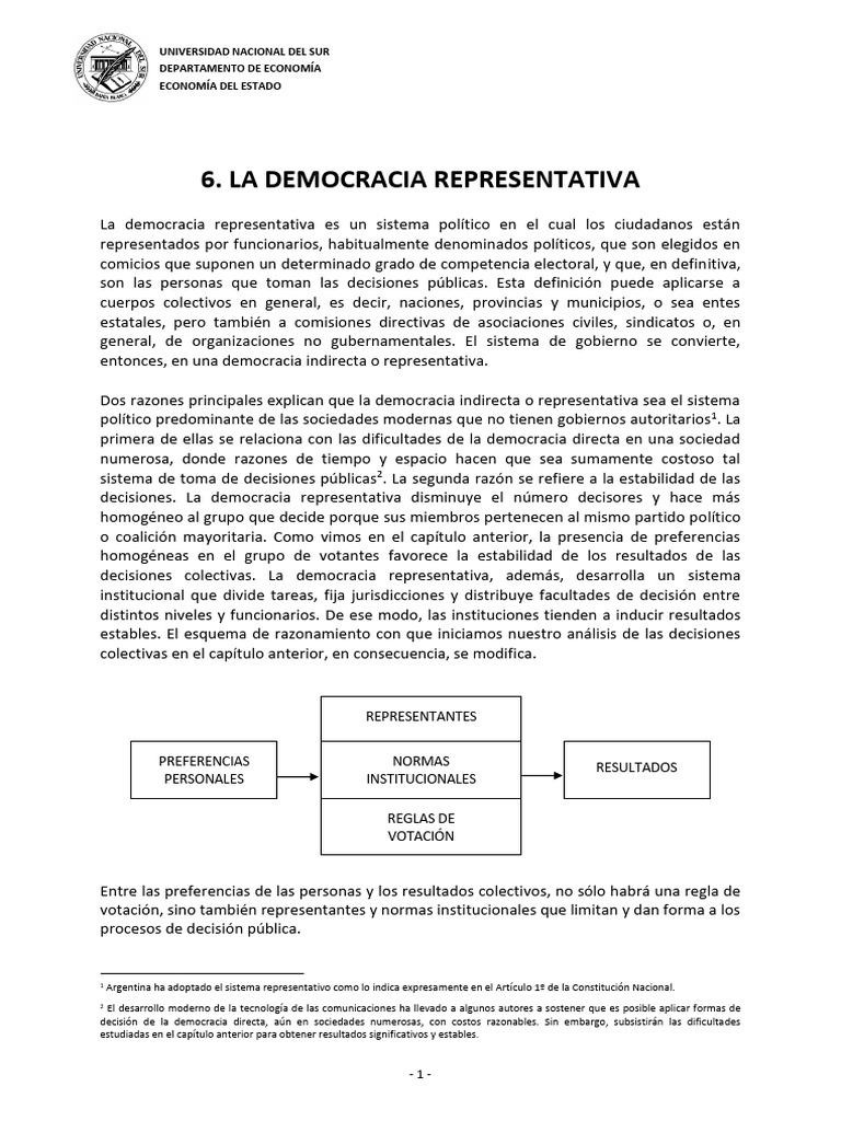 Democracia Representativa | PDF