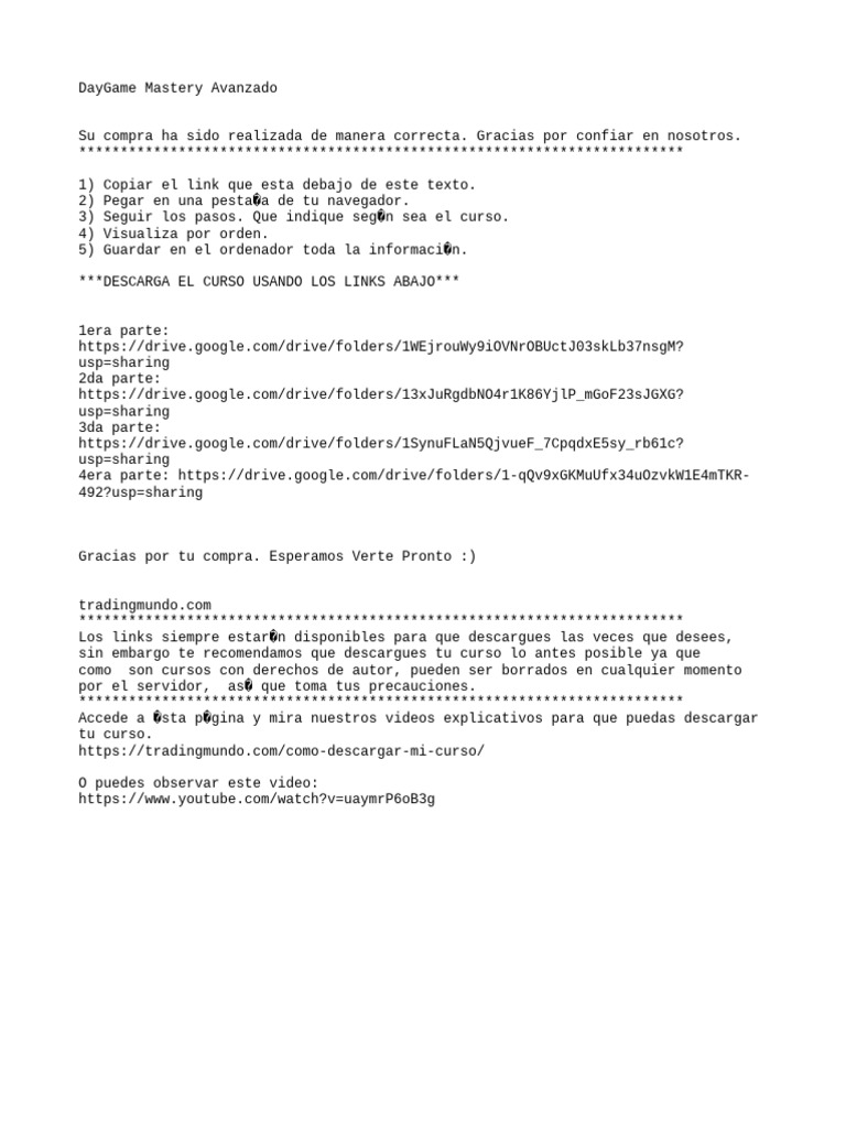 DayGame Mastery Avanzado NHGH Vam7iu | PDF