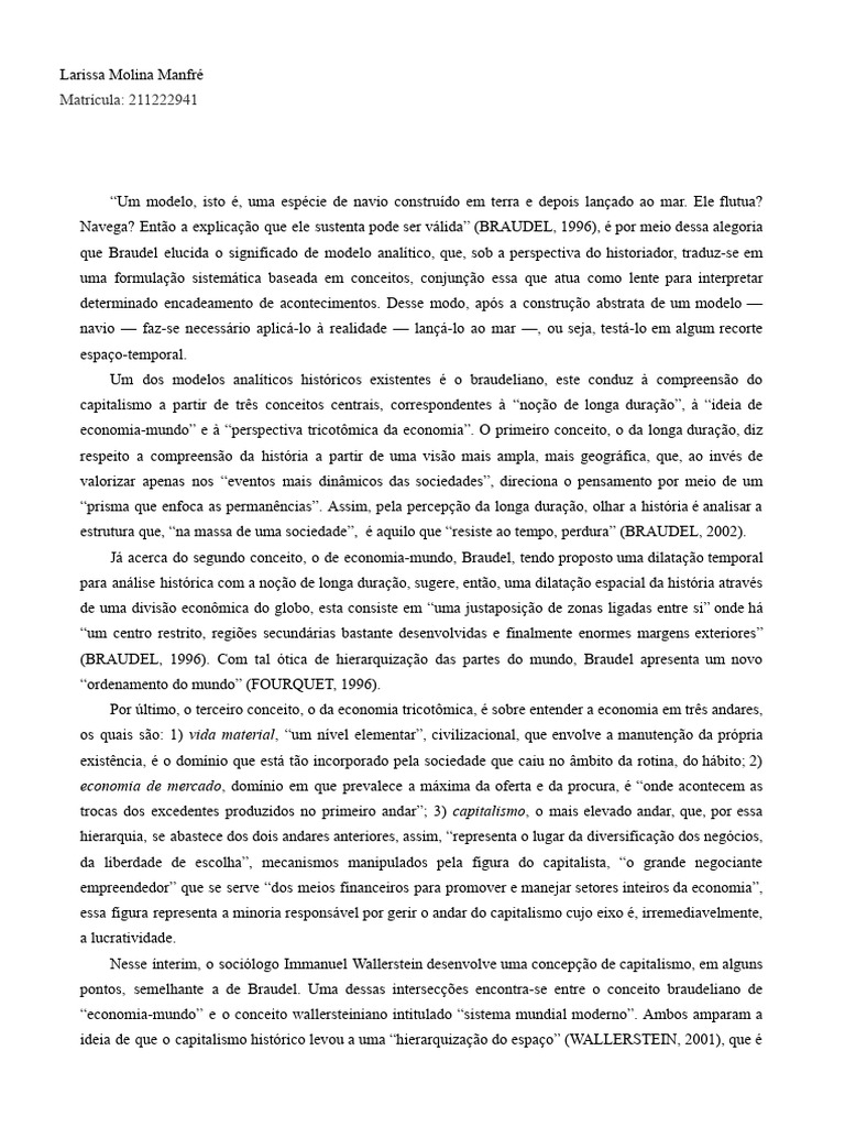 Sobre o Segundo Capítulo | PDF