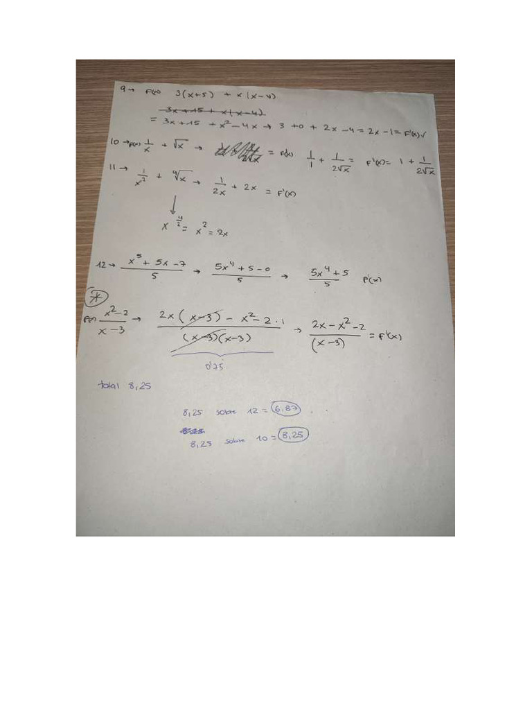 Derivades Mates | PDF