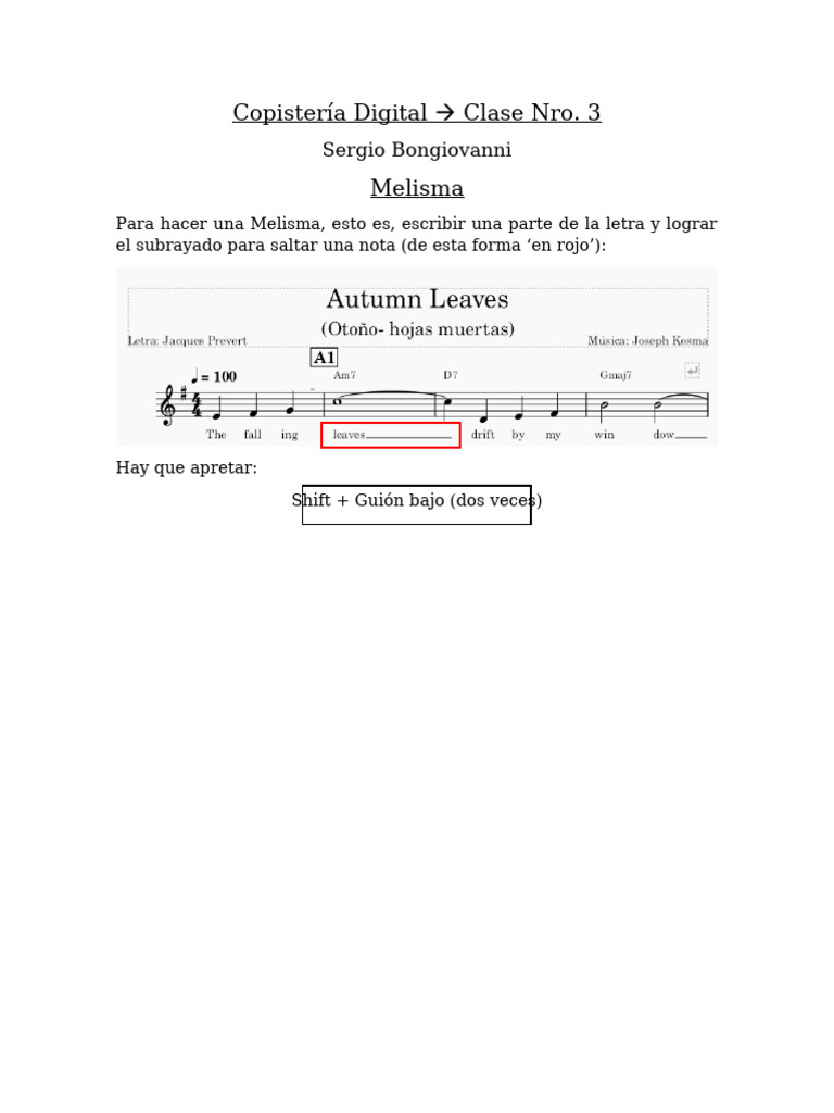 3.duda Sobre La Melisma | PDF