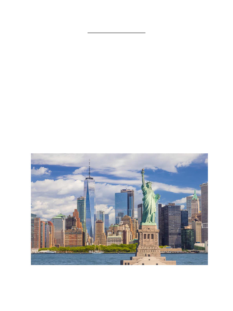 The Statue of Liberty 5° 6° GRADE | PDF