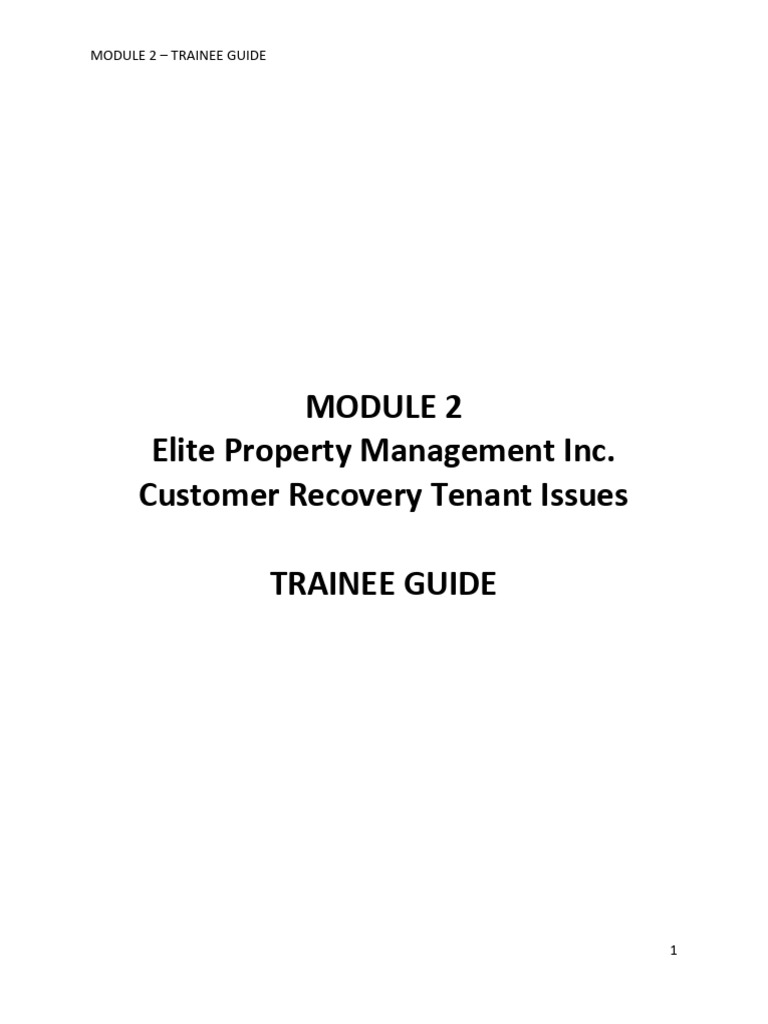 Module 2 - Trainee Guide PDF | PDF