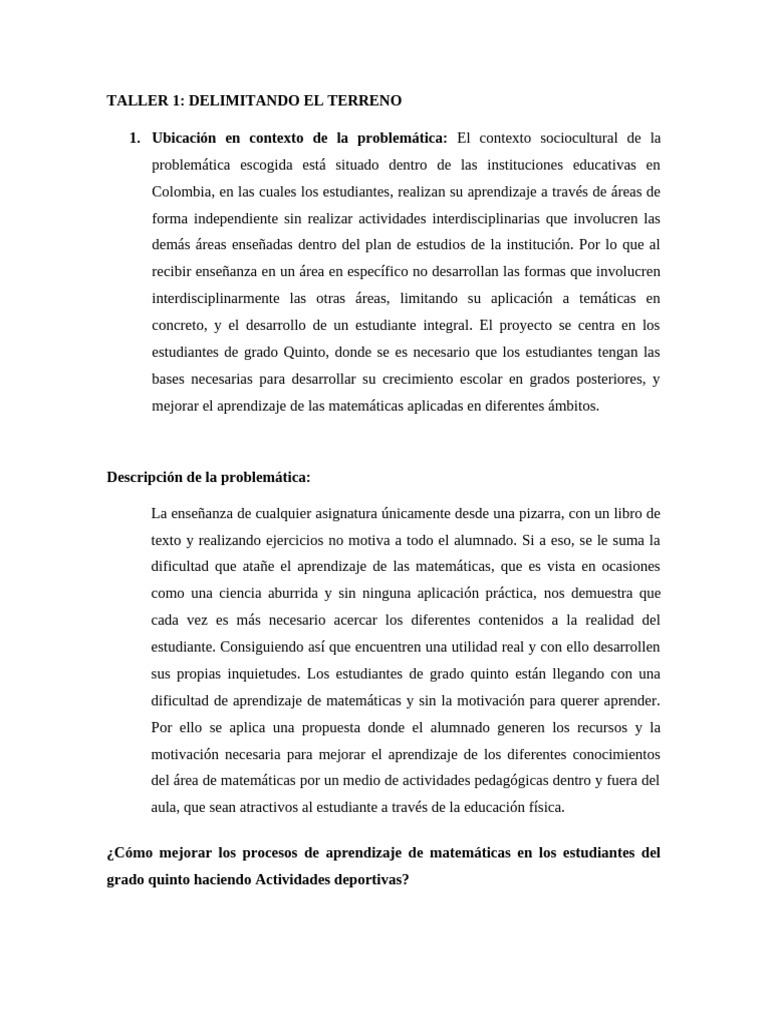 Trabajo Final Currículo... 1. | PDF