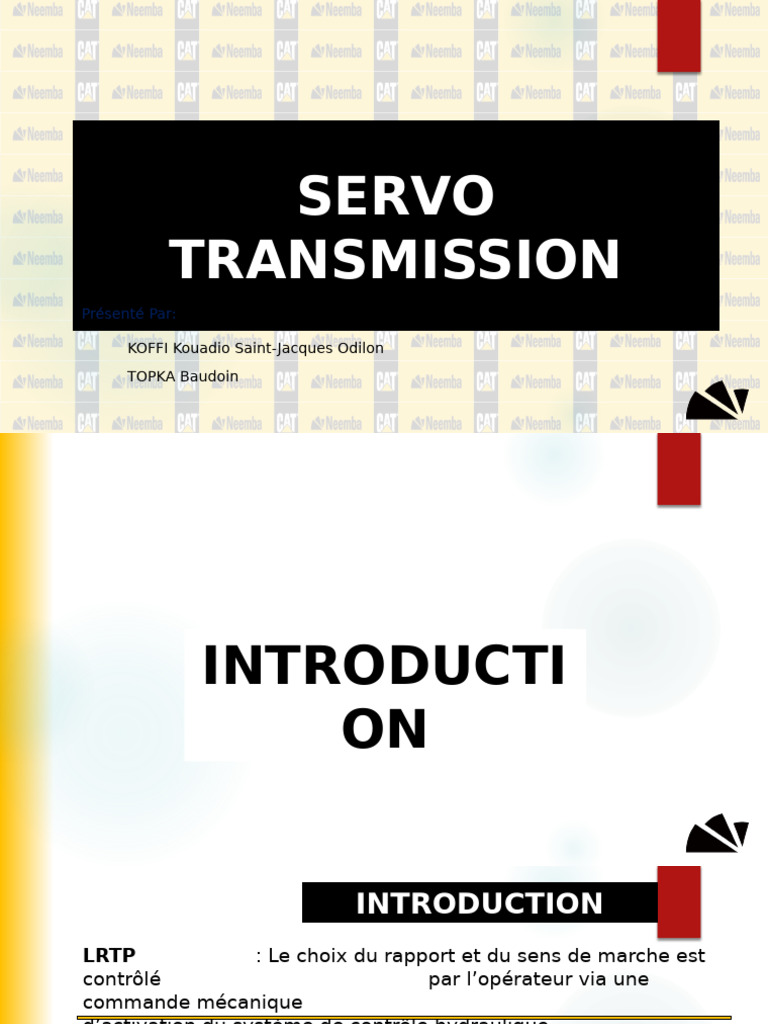 Presentation Servo Transmission | PDF