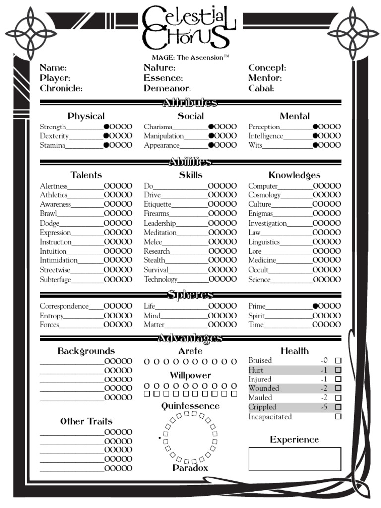 CS - Mage - Celestial Chorus | PDF