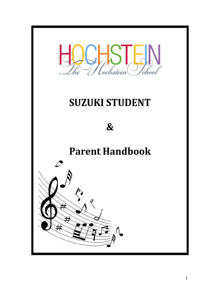 Suzuki Parent Handbook Pdf