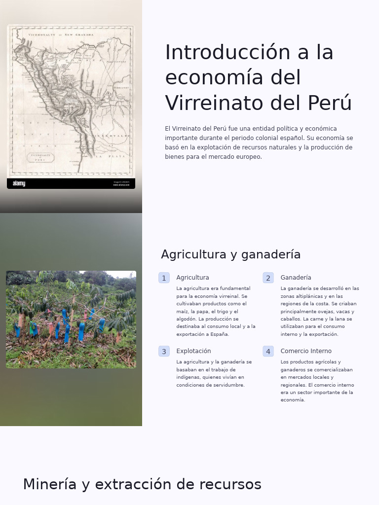 Introduccion A La Economia Del Virreinato Del Peru1 | PDF