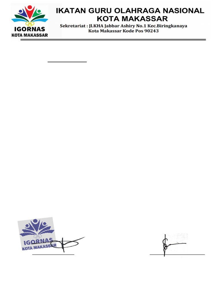 Surat Pemanggilan Seleksi Timnas GSI 2024 | PDF