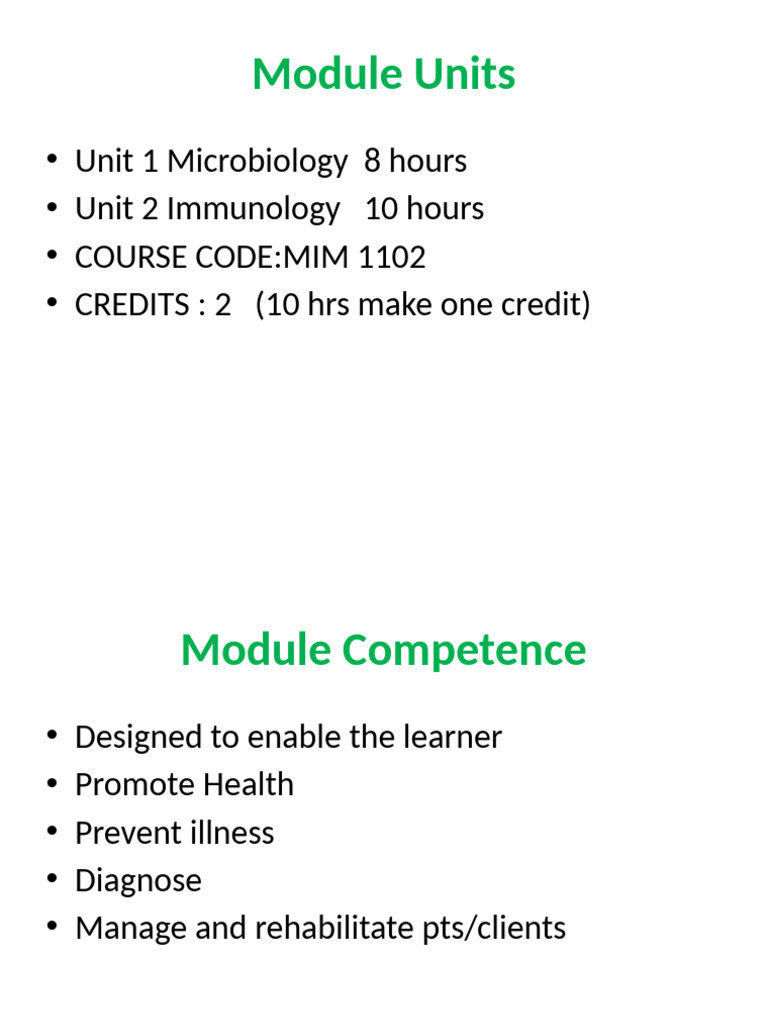 Cluster 8 Microbiology Lesson 1 | PDF | Microbiology | Science ...