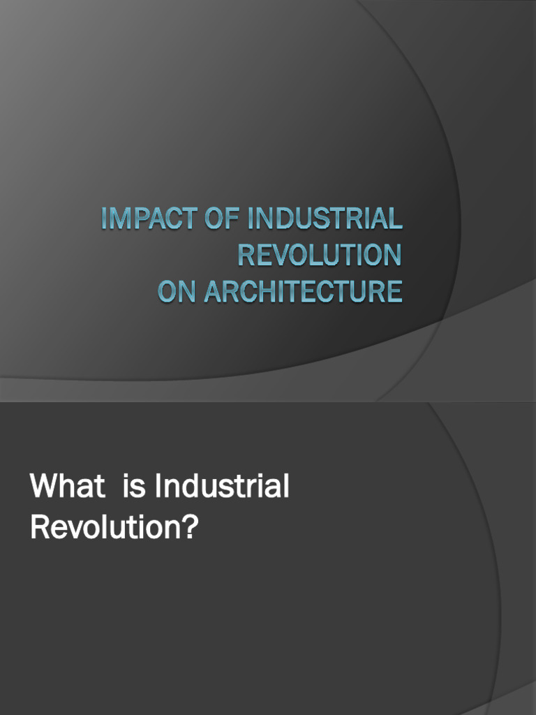 Impact of Industrial Revolution | PDF