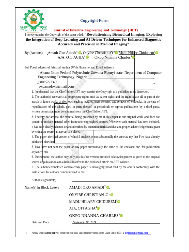NSE Copyright Form | PDF