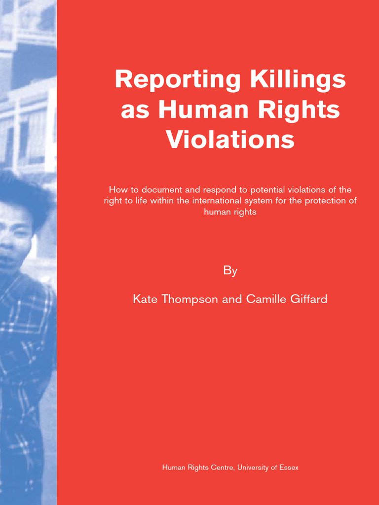 Reporting Killings as Human Rights Violations | PDF