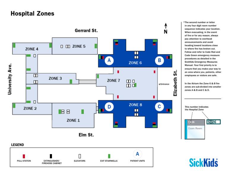 Sickkids Zone Map | PDF
