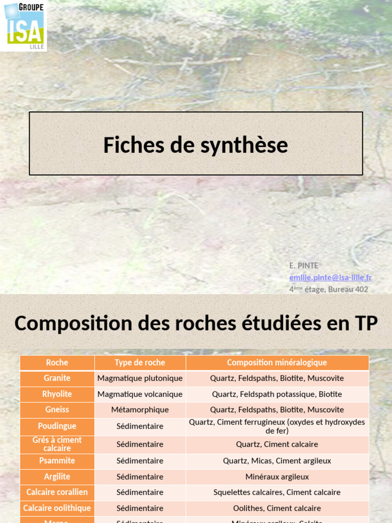 Fiches de Synthese | PDF