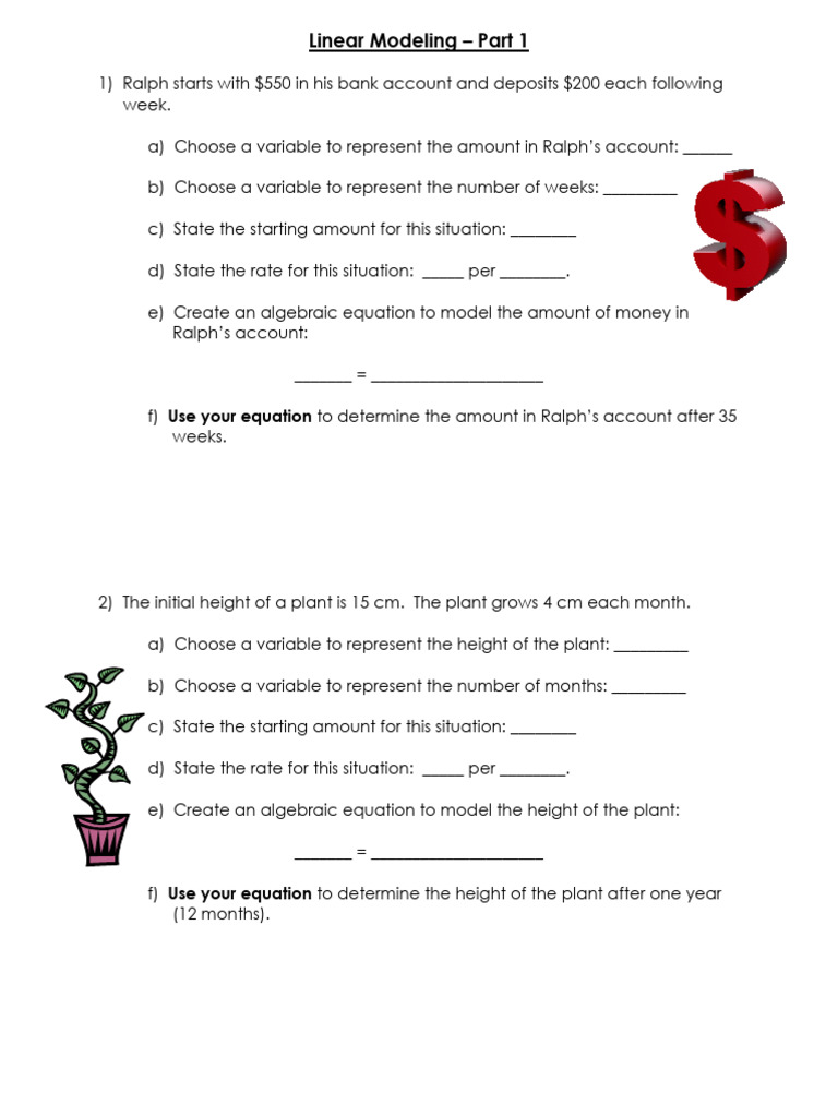 04 - Linear Modeling - Part One | PDF