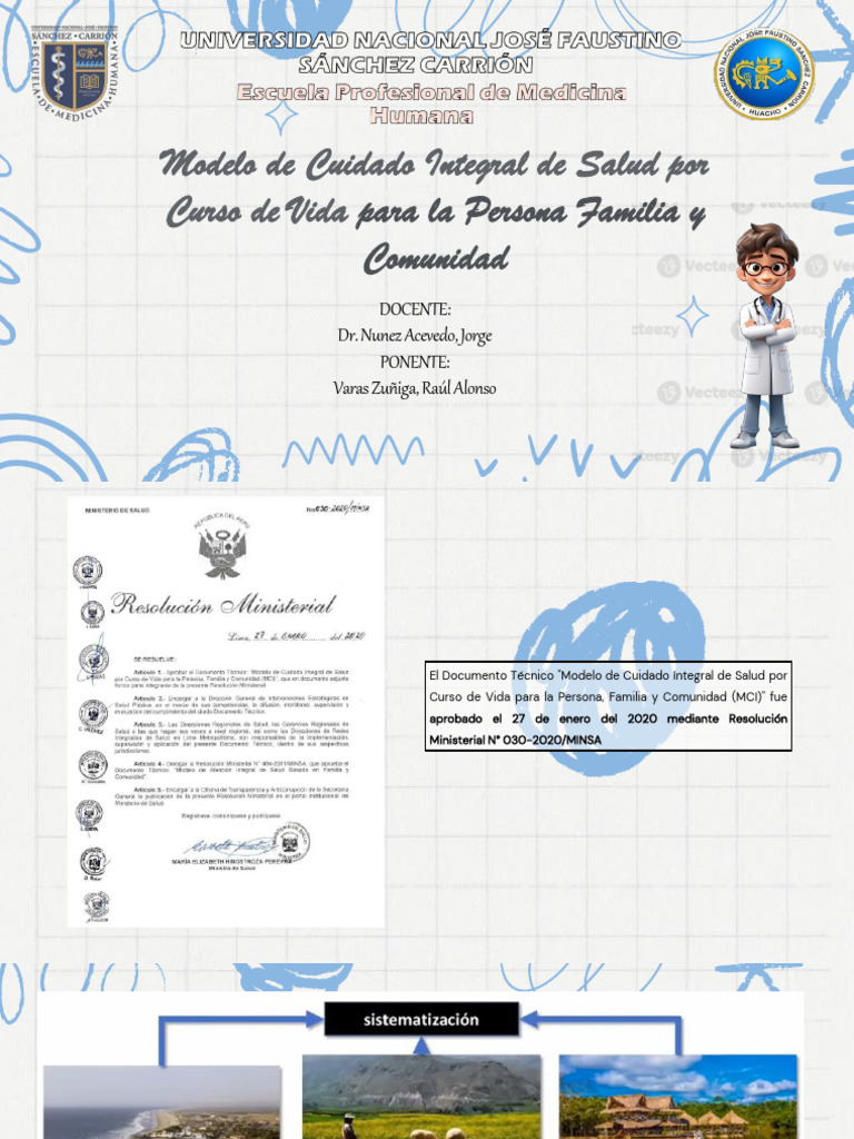 Modelo De Cuidado Integral De Salud Por Curso De Vida Para La Persona