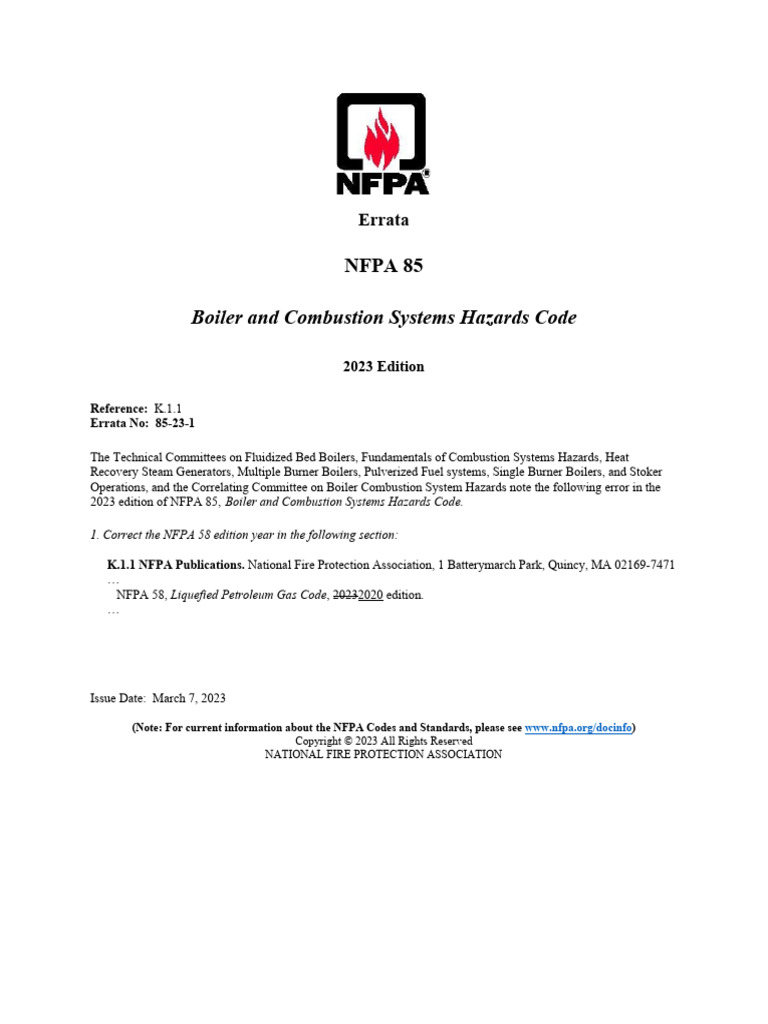 Errata 85 23 1 | PDF