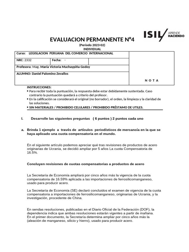 EP4 - Legislación 2023 - 2 | PDF
