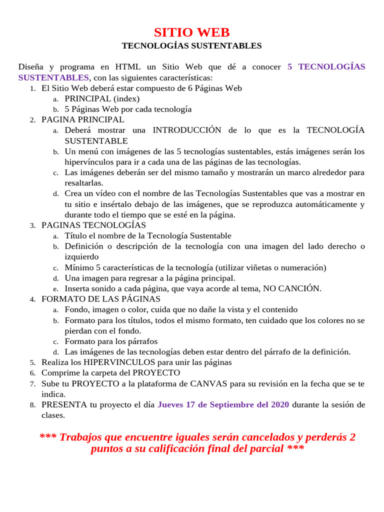 PROYECTO 01 TECNOLOGÍAS | PDF