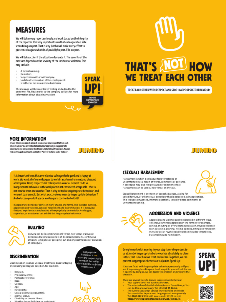 EN_Flyer Inappropriate Behaviour | PDF