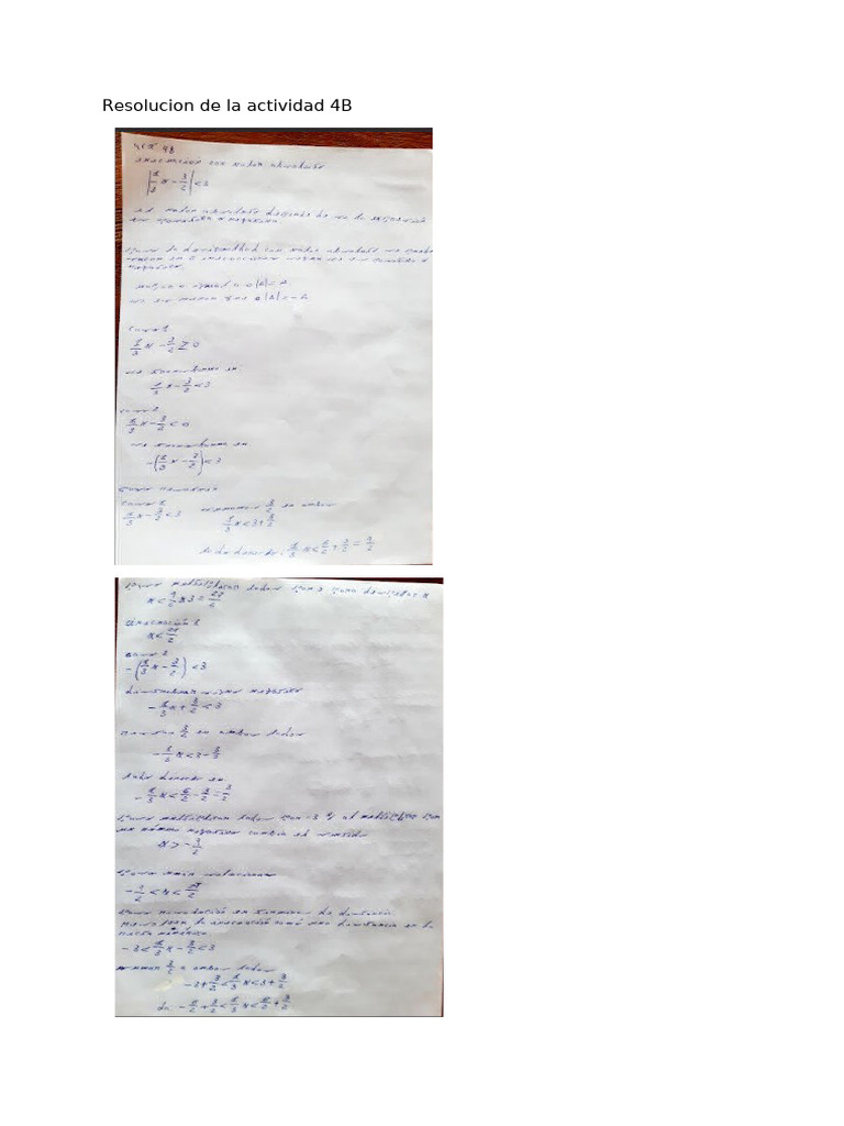 Resolucion de La ACT 4B Maxi-ABT | PDF