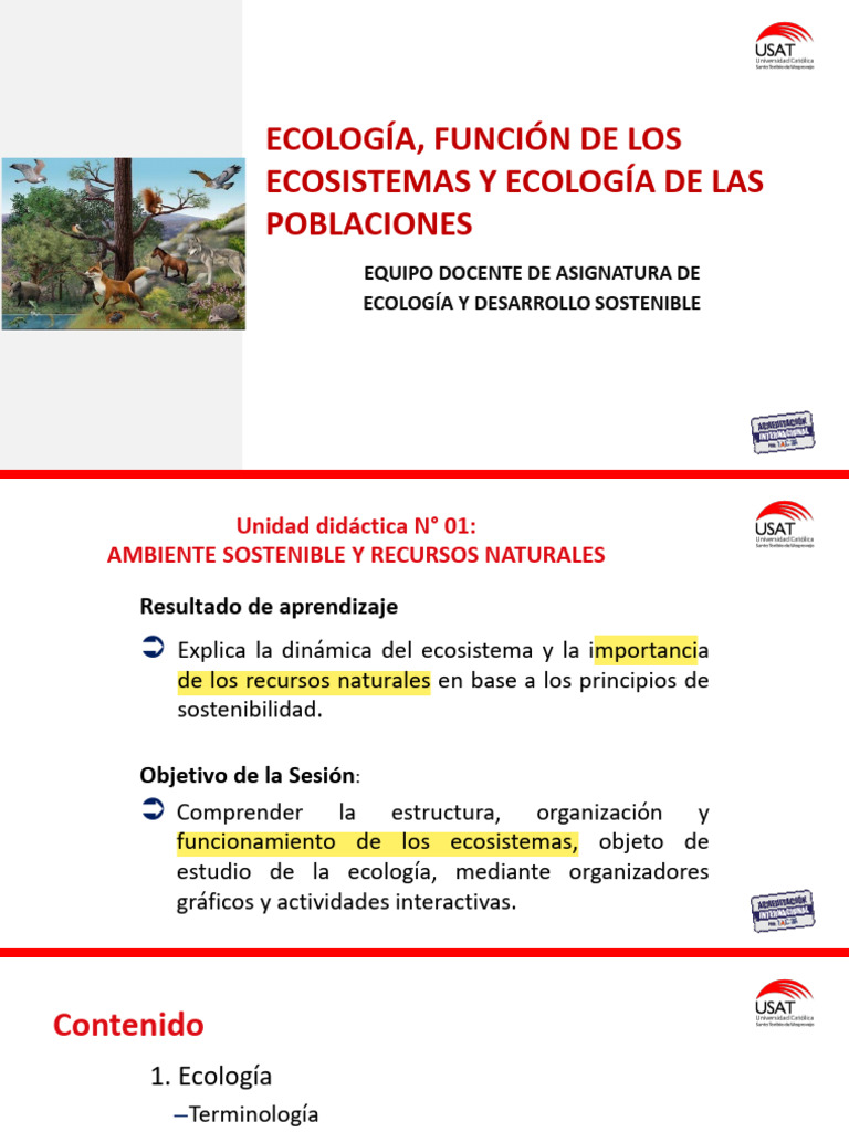 Clase Ecosistemas | PDF