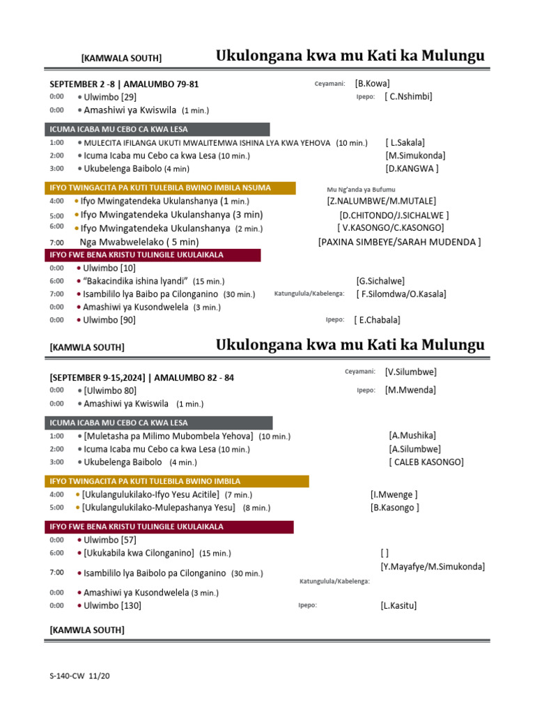 September 2nd - November 3, 2024 | PDF