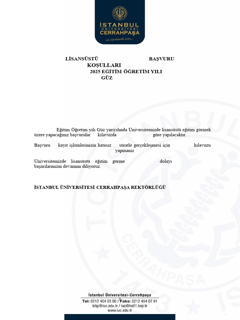 Basvuru Kilavuzu Revize | PDF