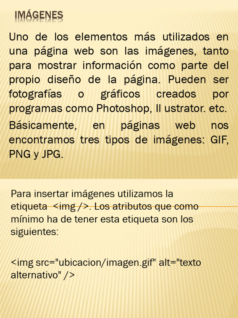 Imágenes HTML | PDF