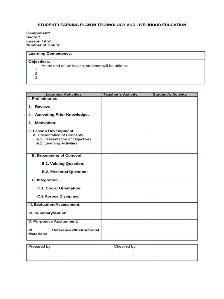 Microteaching Lesson Plan Template | PDF