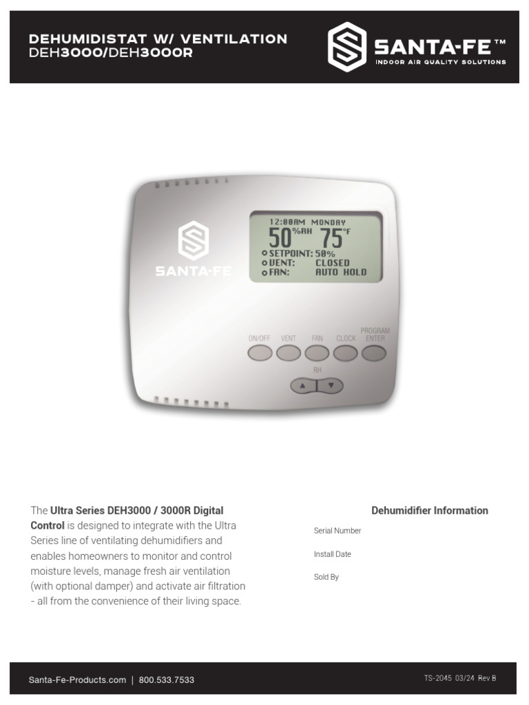 TS 2045 - DEH 3000 Mar 24 | PDF