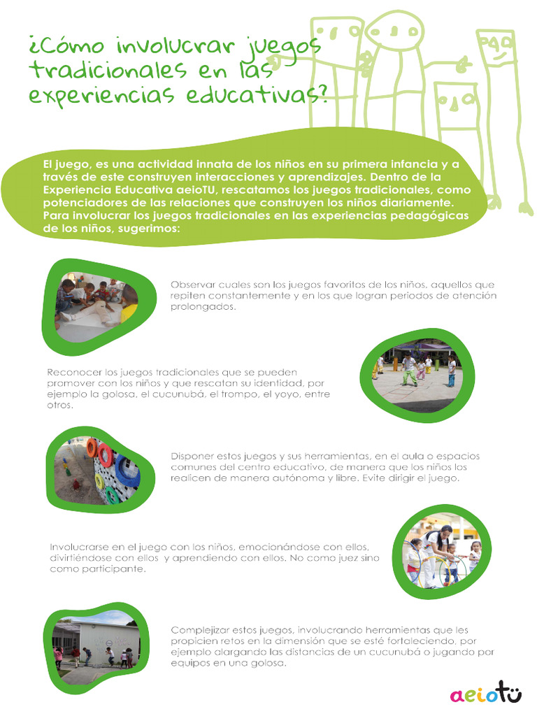 Como Involucrar Juegos Tradicionales en La Experiencias Educativas - Compressed 1 | PDF