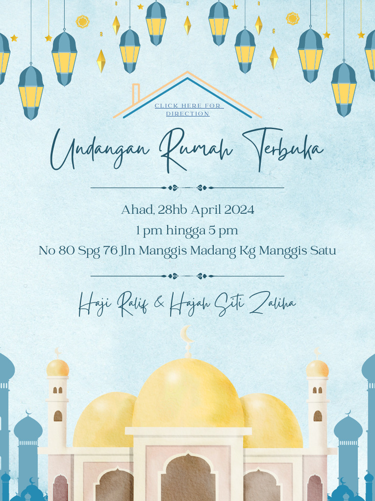 Undangan Rumah Terbuka (1pm) | PDF