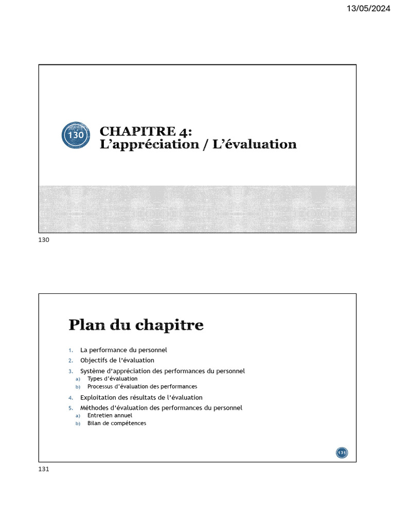 Chapitres 4 À 6 GRH Final | PDF