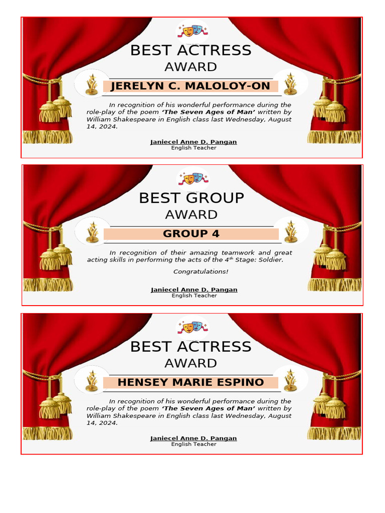 best-actor-award-certificate | PDF