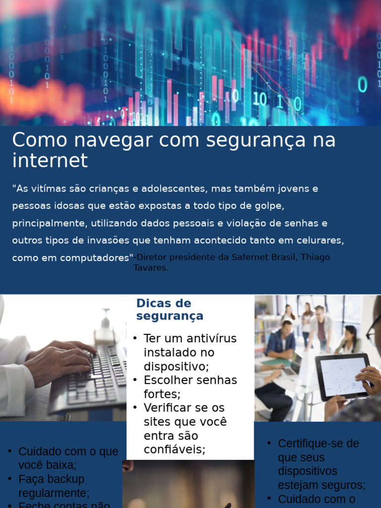 Como Navegar Com Segurança Na Internet: - Diretor Presidente Da ...