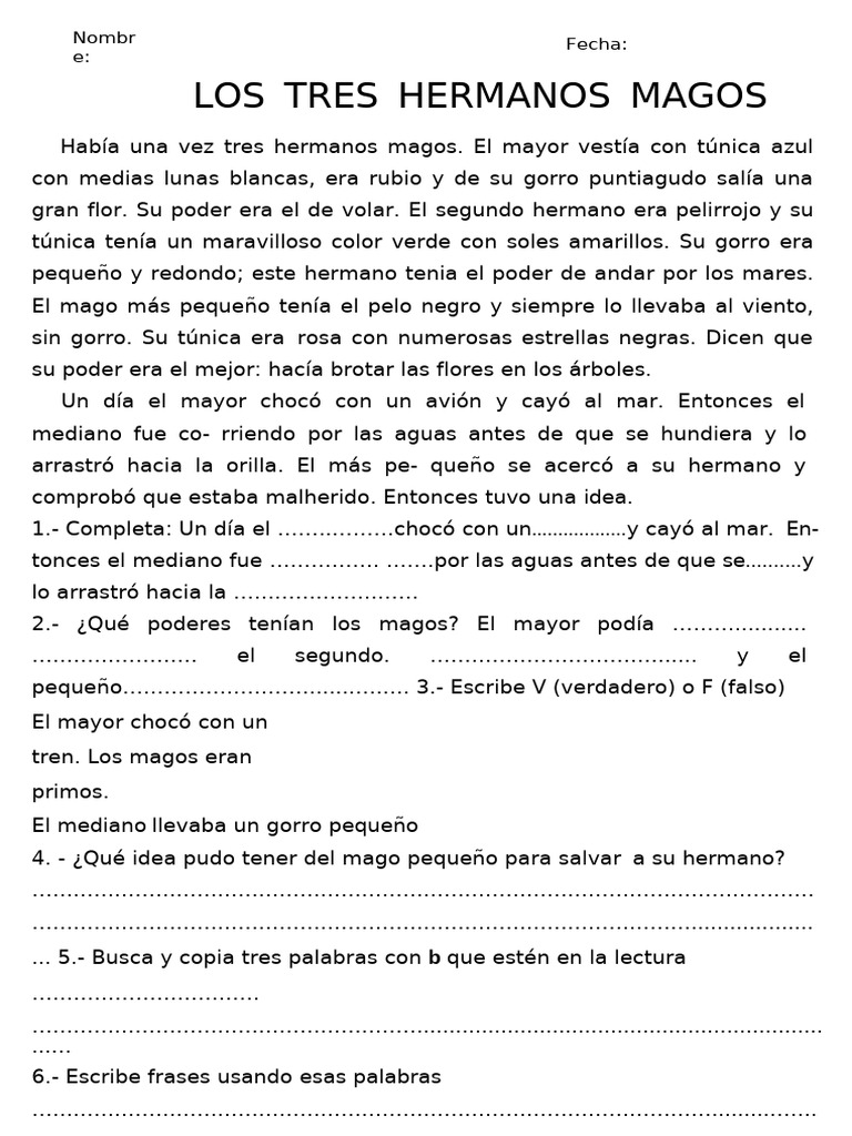 Los Tres Hermanos Magos | PDF