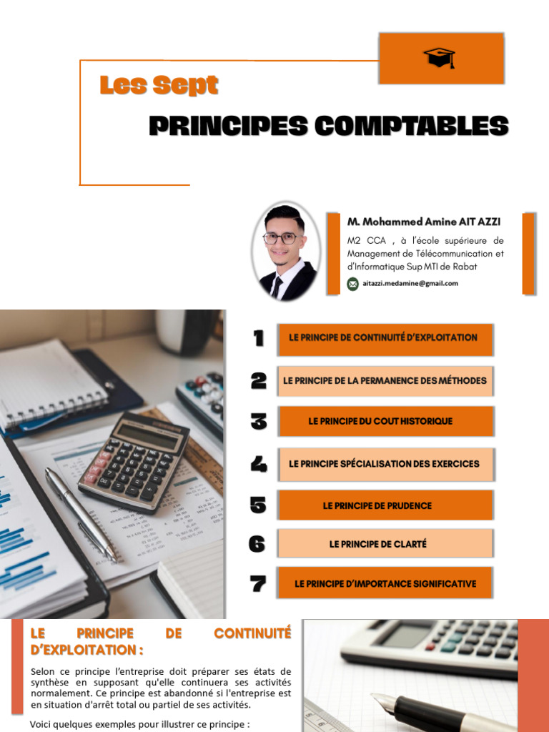 Les Principes Comptables | PDF