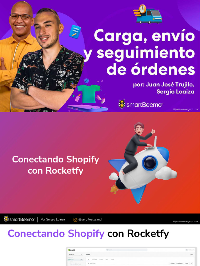 Modulo 1 Conectando Shopify Con Rocketfy | PDF