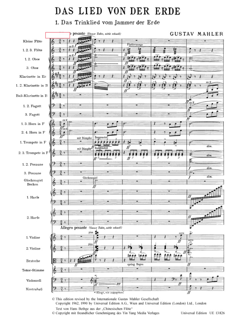 Das Lied Von Der Erde | PDF