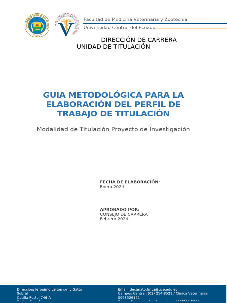 GUIA_METODOLÓGICA_PERFIL_DE_TITULACIÓN | PDF