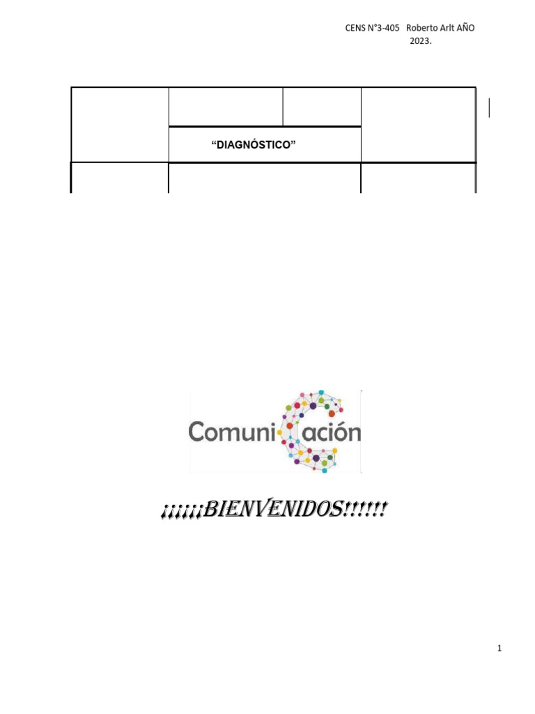 0 CERO CARTILLA CENS Comunicación 2023 | PDF